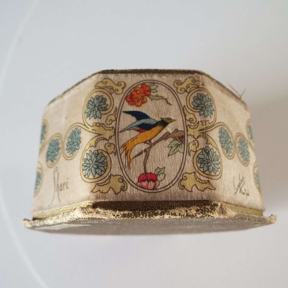 Antique 1920's Langlois Shari New York Powder Box Sil… - Gem