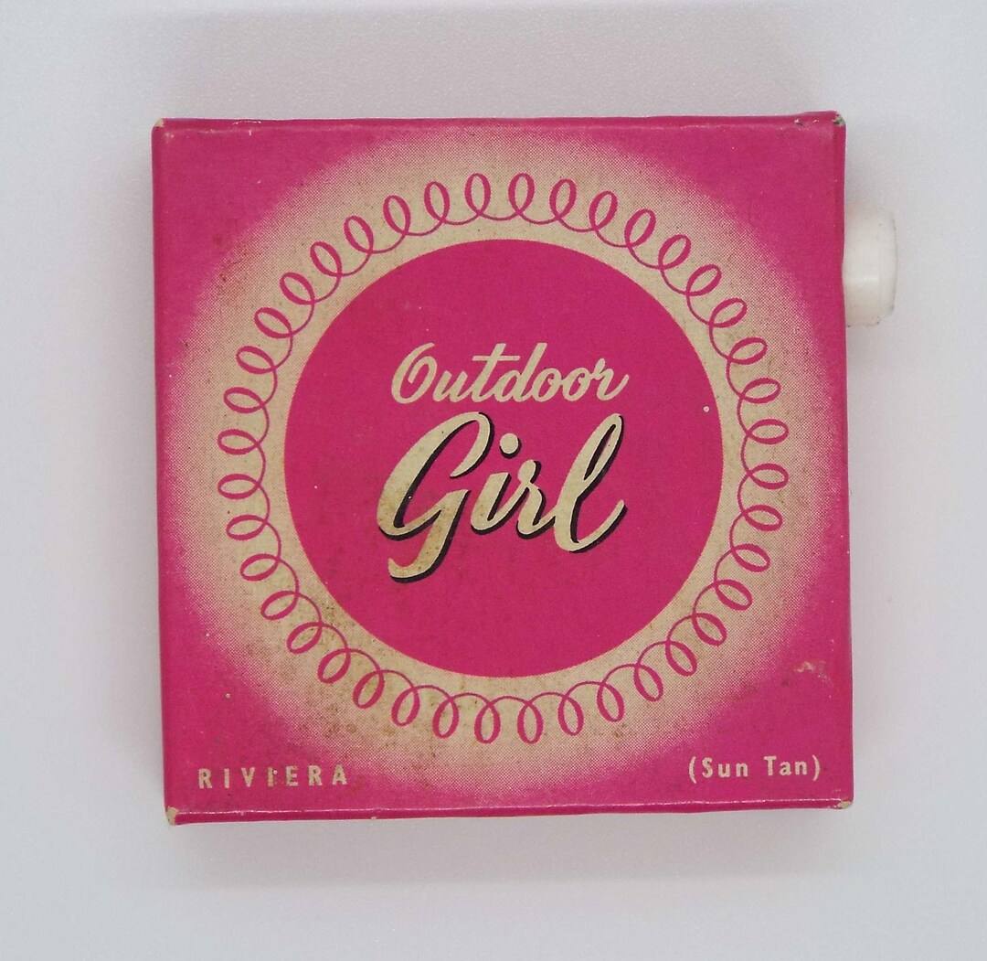 Vintage Powder Box 1940's Outdoor Girl Powder Box Non Spill Face Powder ...
