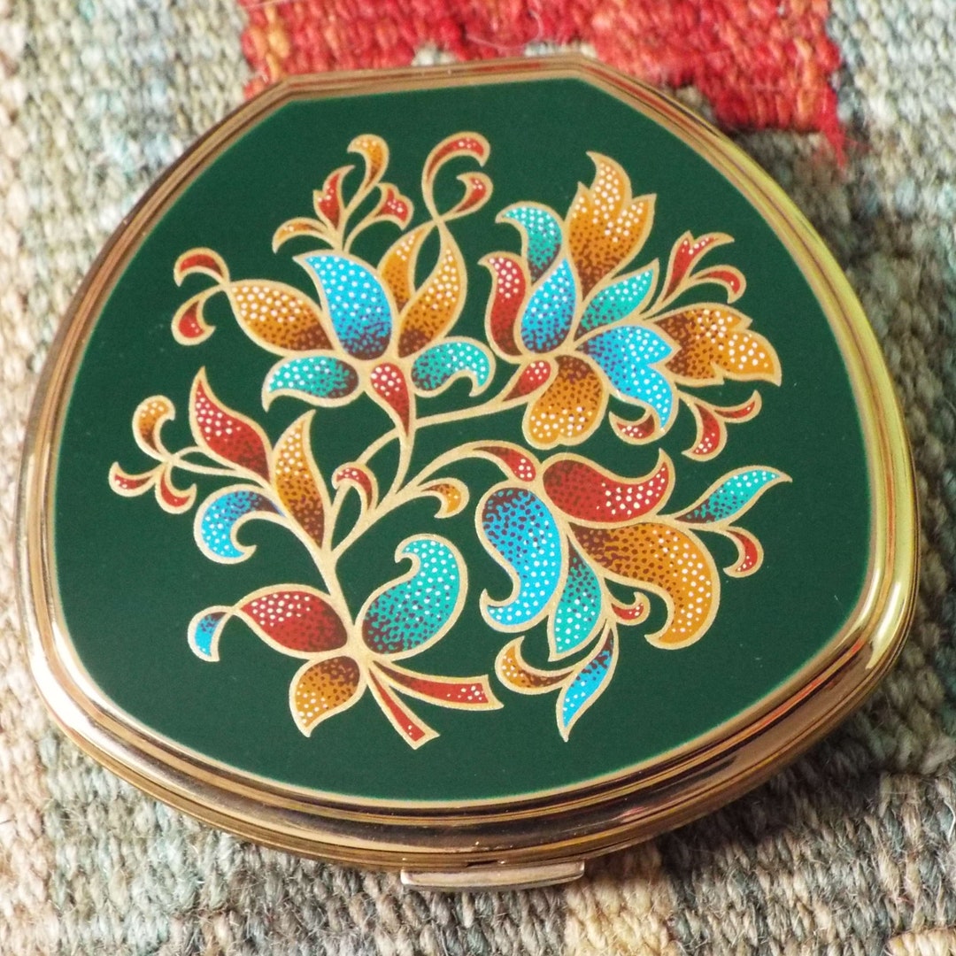 Vintage Stratton Powder Compact 1970's - 1980's Powder Compact Vanity ...