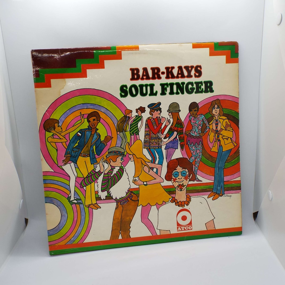 Vintage 1967 Bar-kays Soul Finger Vinyl Record LP UK Pressing 1960's ...