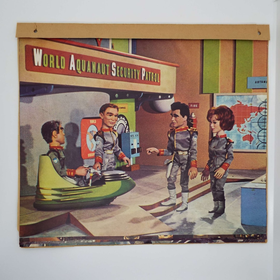 Vintage 1960s Stingray Pictures WASP Gerry Anderson Marina Troy Tempest ...