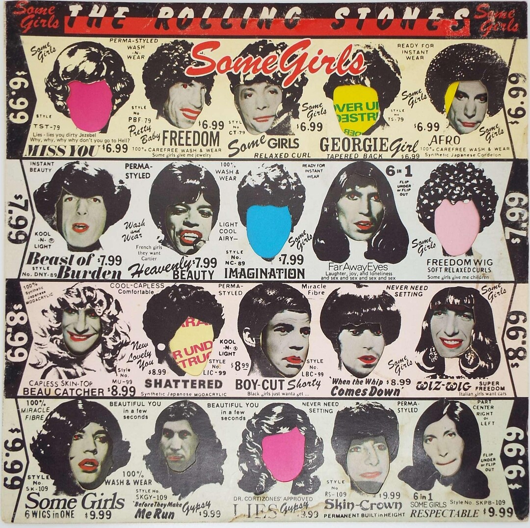 The Rolling Stones Some Girls LP Album 1978 Vintage Vinyl Record UK ...