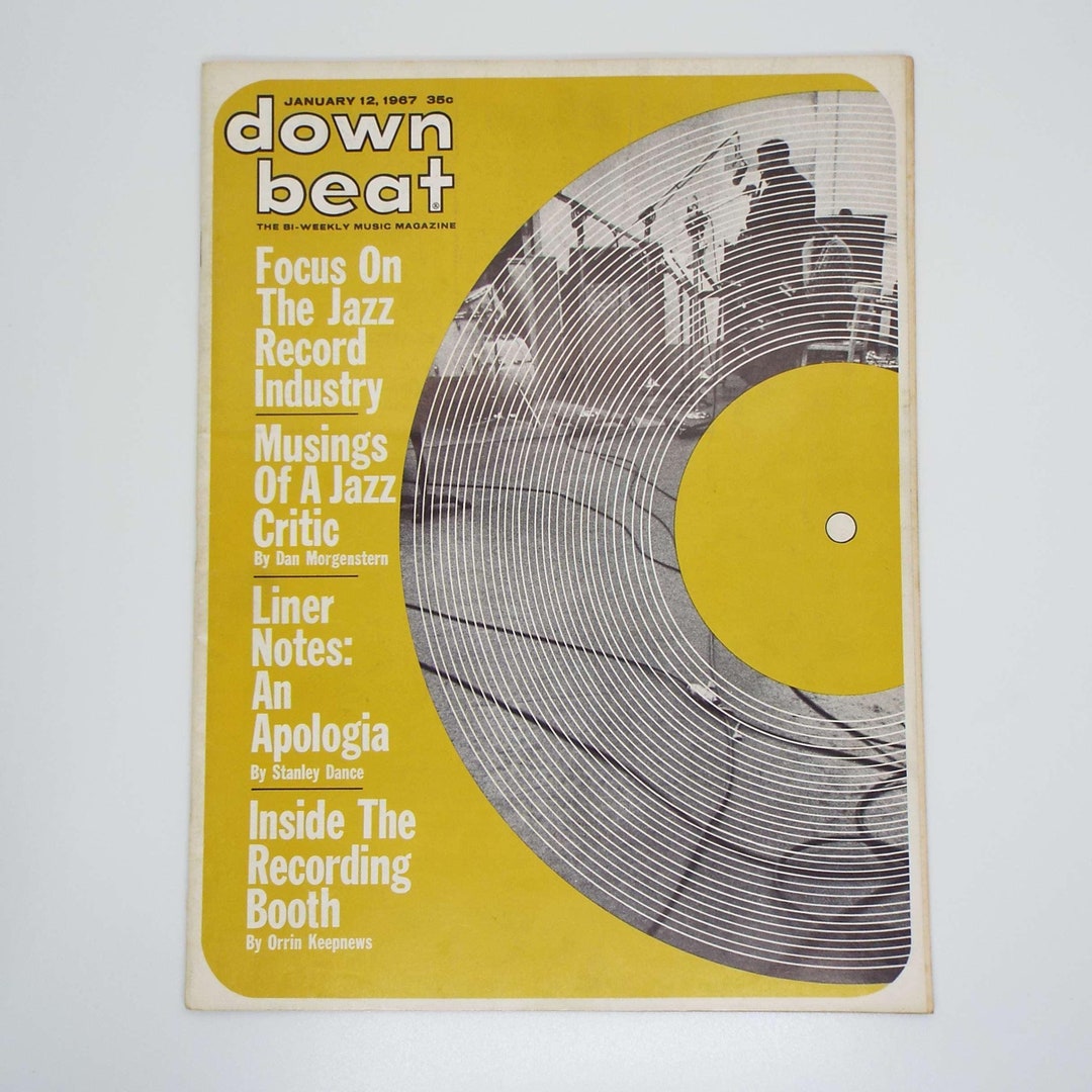 Vintage Magazine 1967 Down Beat Jazz Magazine Music Magazine 1960's ...