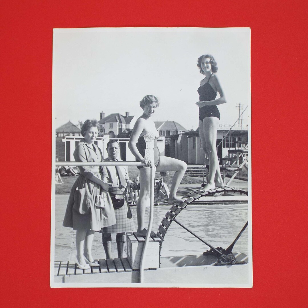 Vintage Photograph by John Tindale Whitby Swimwear Swimming Pool Lido ...