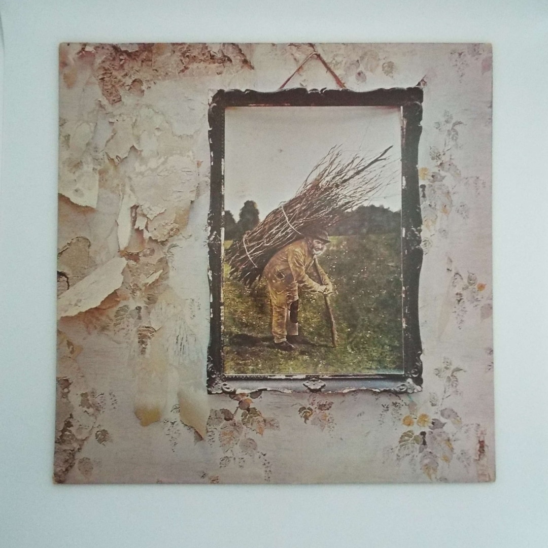 Vintage Led Zeppelin Untitled Vinyl Record LP Album UK Pressing Rock ...