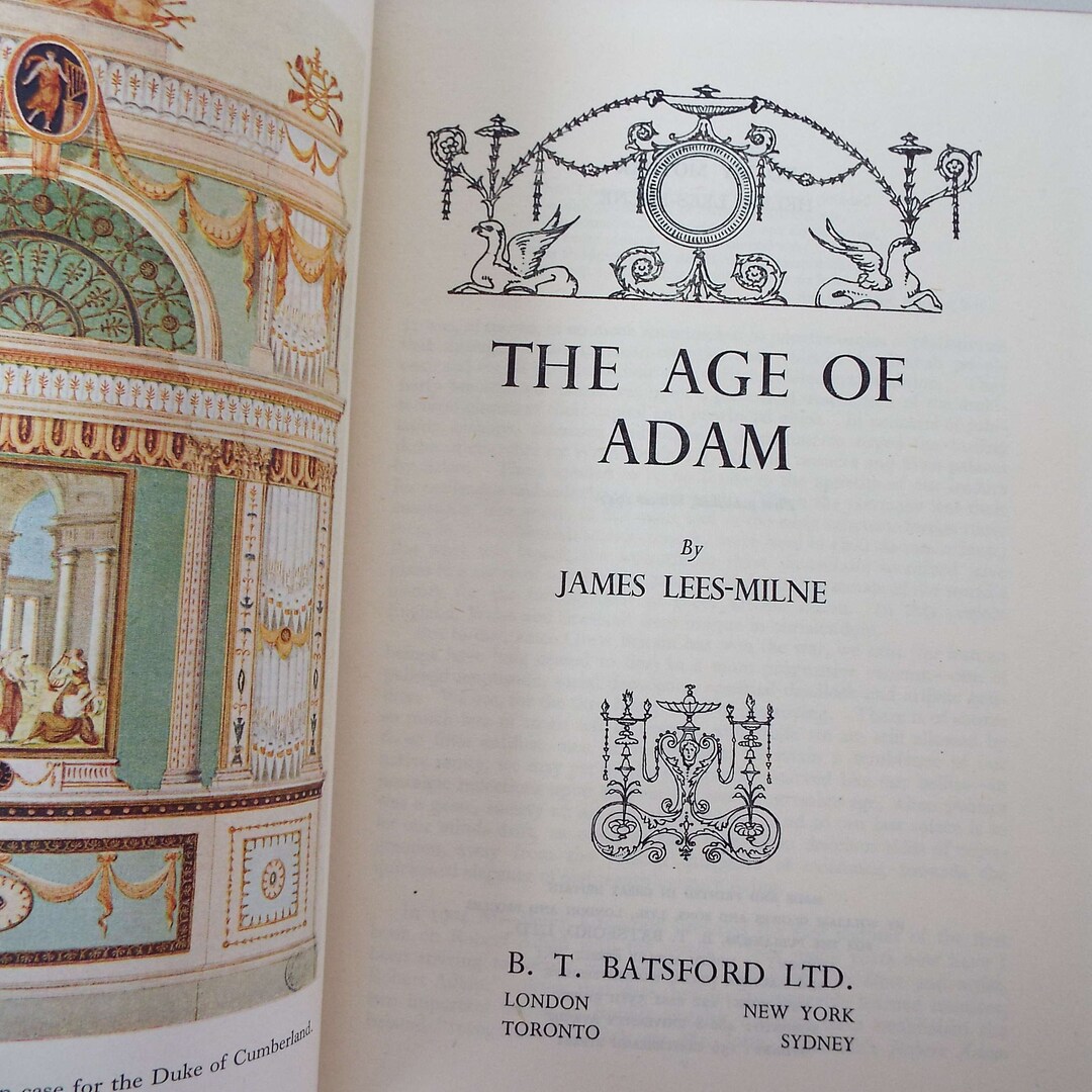 Vintage 1940's the Age of Adam by James Lees-milne Hardback Book 1st ...