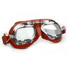 Halcyon Racing Goggles / Black Painted Brass Frames / Black Leather ...