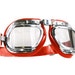 Halcyon Racing Goggles / Black Painted Brass Frames / Black Leather ...