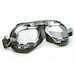 Halcyon Racing Goggles, Black Painted Brass Frames, Black Leather, for ...