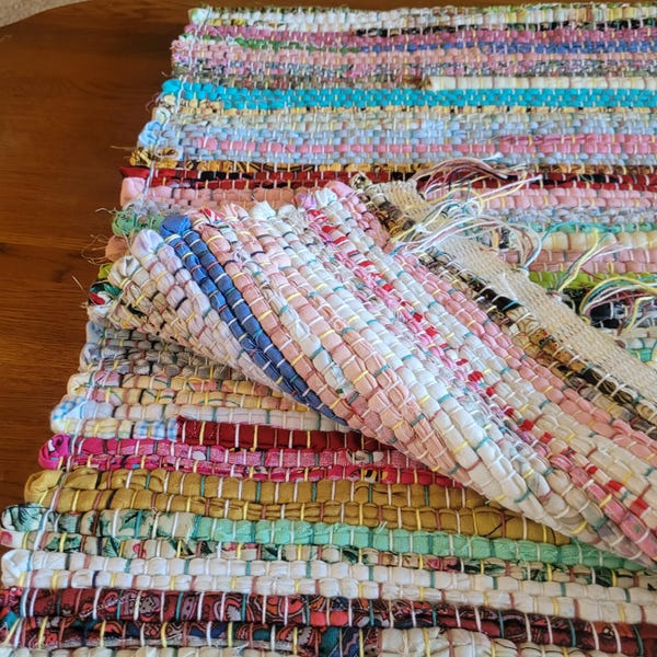 Woven Rag Rugs - Etsy