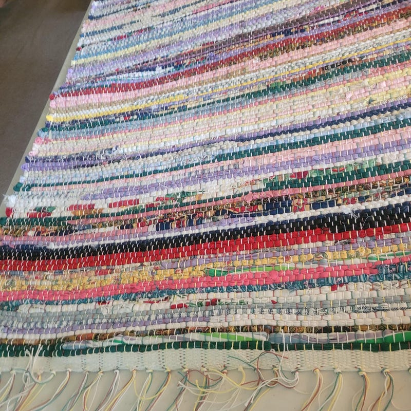 Rag Rug - Etsy