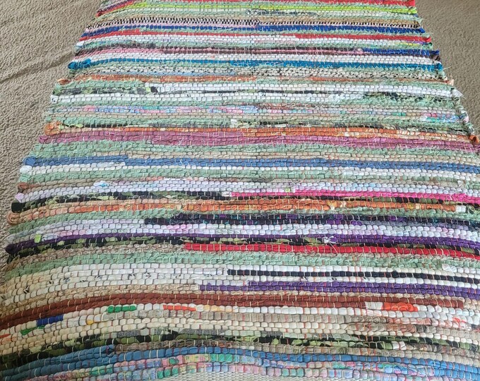 Hand Woven Rag Rug (21) - Etsy