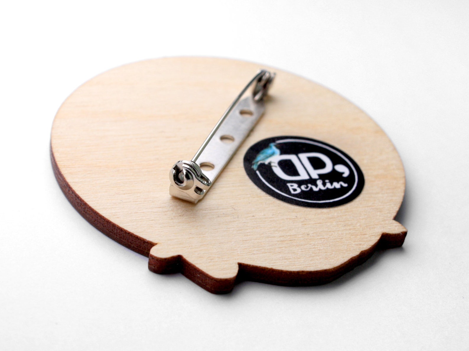 Large Whimsical Wooden Brooch Pin spacedeer Large | Etsy