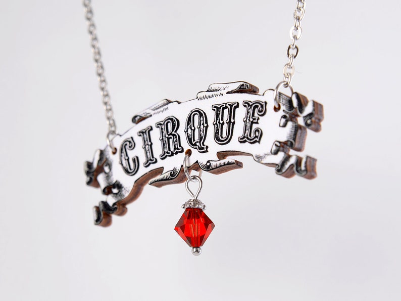 Statement Whimsical Wooden Necklace cirque Circus - Etsy UK