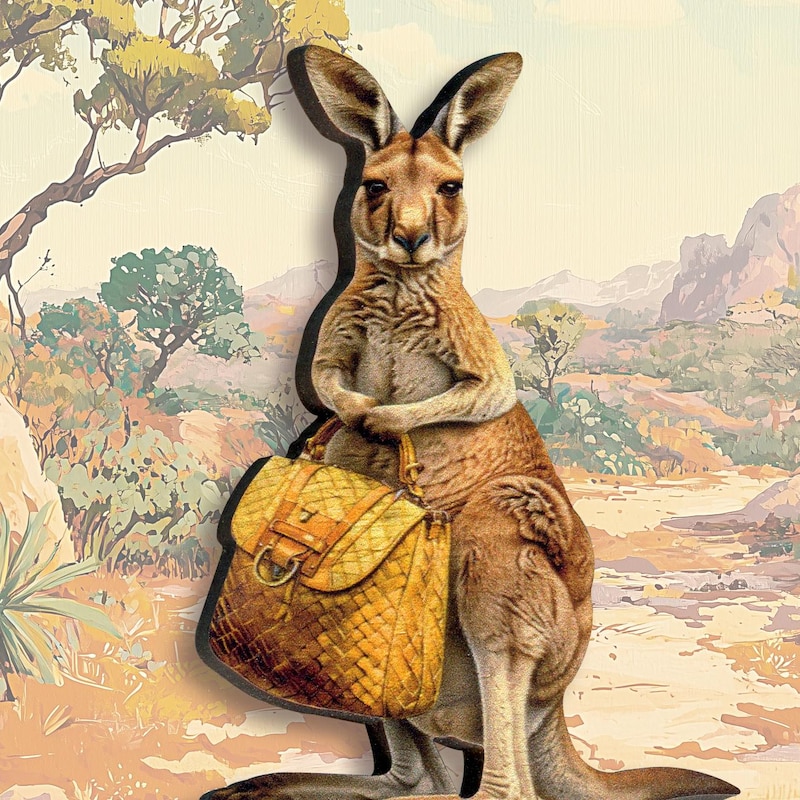 Vintage kangaroo bag - Etsy Polska
