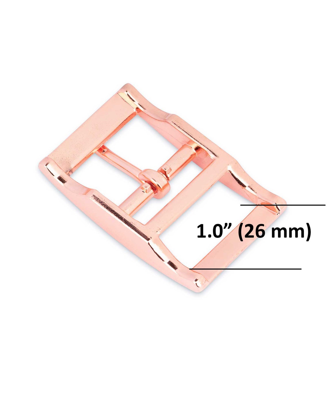 Rose Gold Belt Buckle - Small Belt Buckle - 1 Inch Belt Buckle - Rose ...