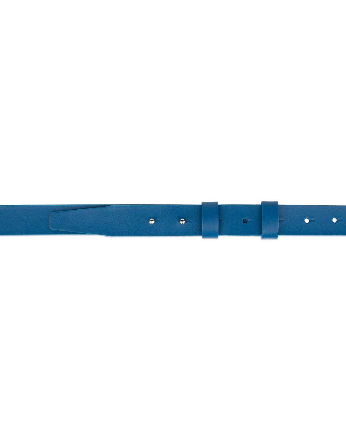 Royal Blue Belt Womens - Leather Belt Without Buckle - Womens Blue Belt ...