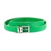 Bright Green Leather Belt With Silver Buckle Genuine Leather Belt for ...