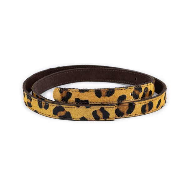Leopard Print Belt - Etsy