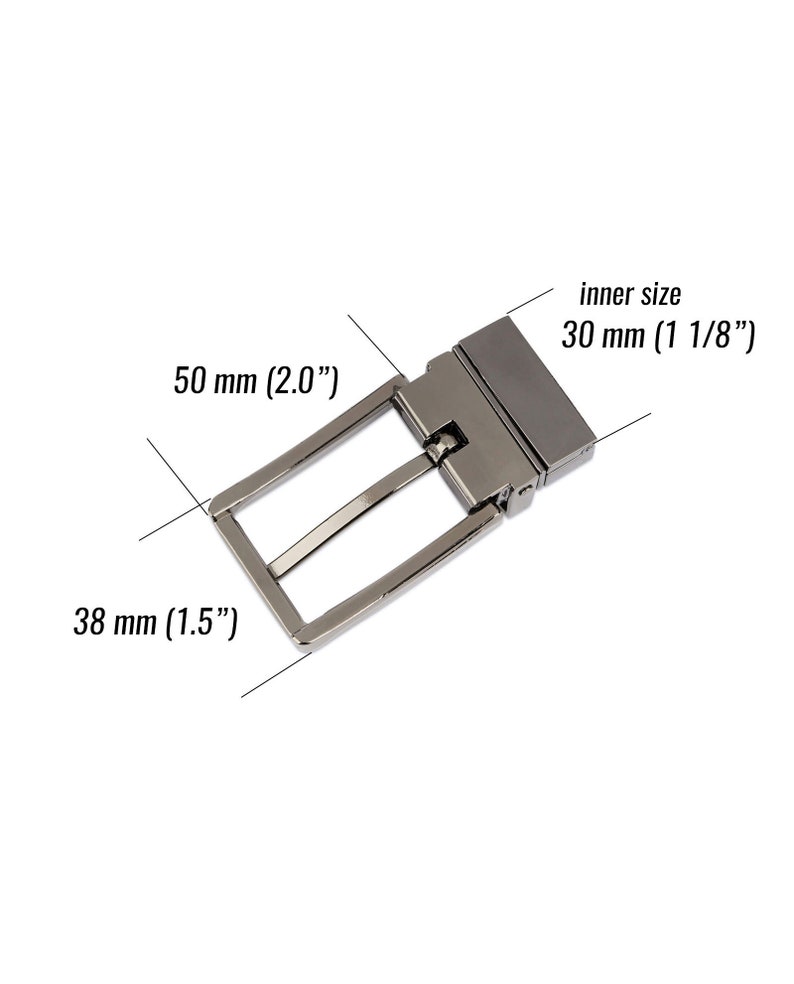 Reversible Belt Buckle 30 Mm Belt Buckle Reversible | Etsy