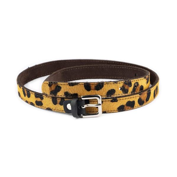 Leopard Print Belt - Etsy