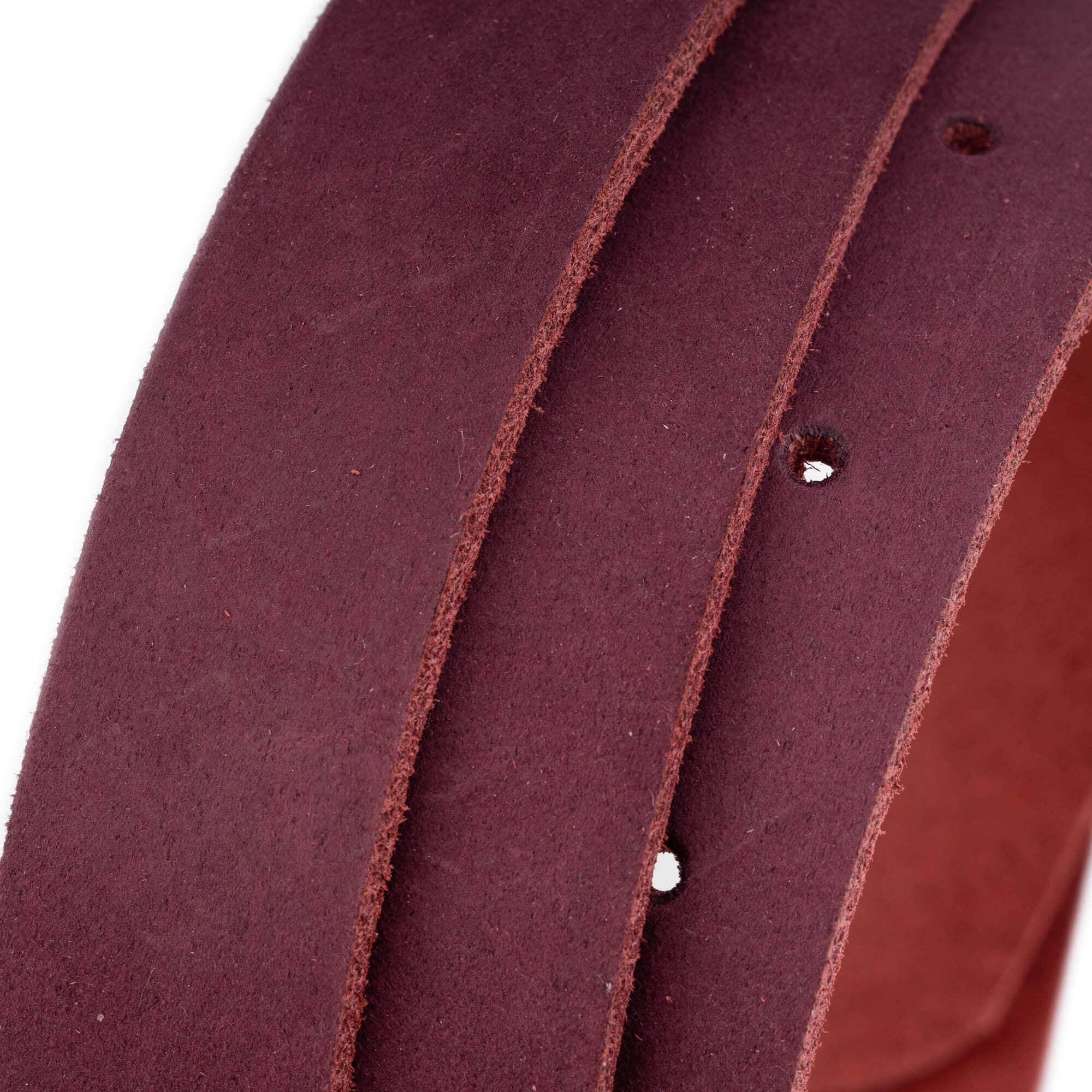 Burgundy Soft Leather Belt With Gold Italian Buckle Women Belt for ...