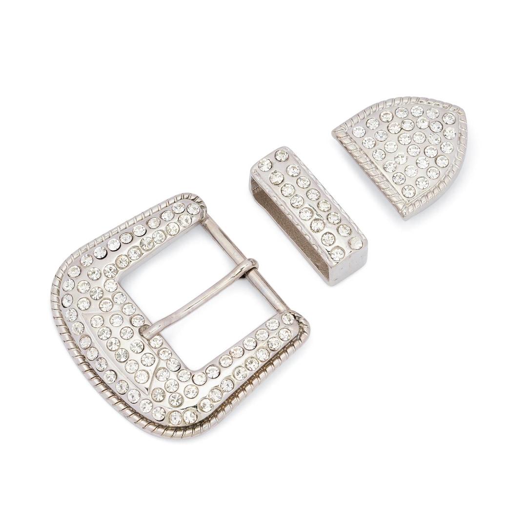 Rhinestone Belt Buckle Western Belt Buckles for Women Cowgirl Belt ...