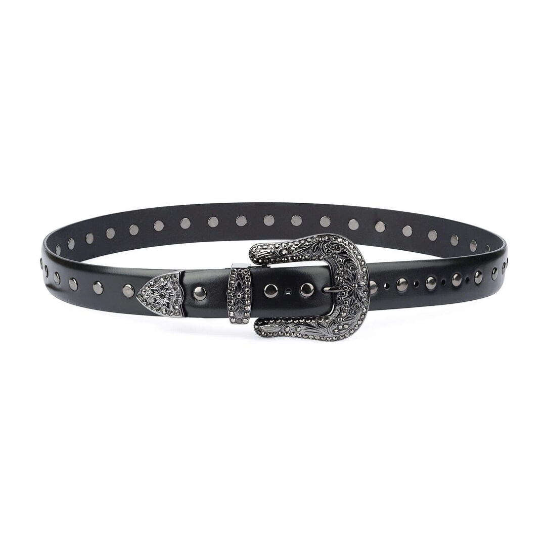 Western Belts for Women - Studded Western Belt - Women's Rhinestone ...