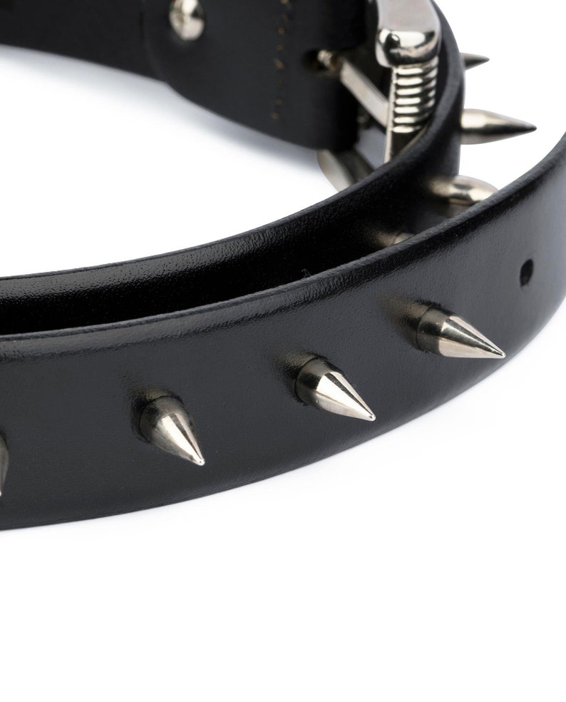 Studded Belt Spiked Belt Studded Leather Belt Spike Belt - Etsy