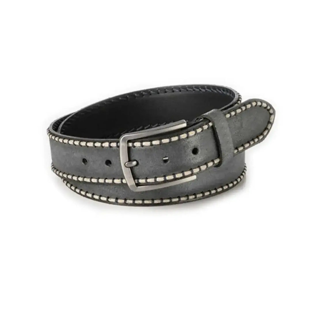 Designer Gents Belt Gray Calfskin Real Leather Mens Belt for Everyday ...