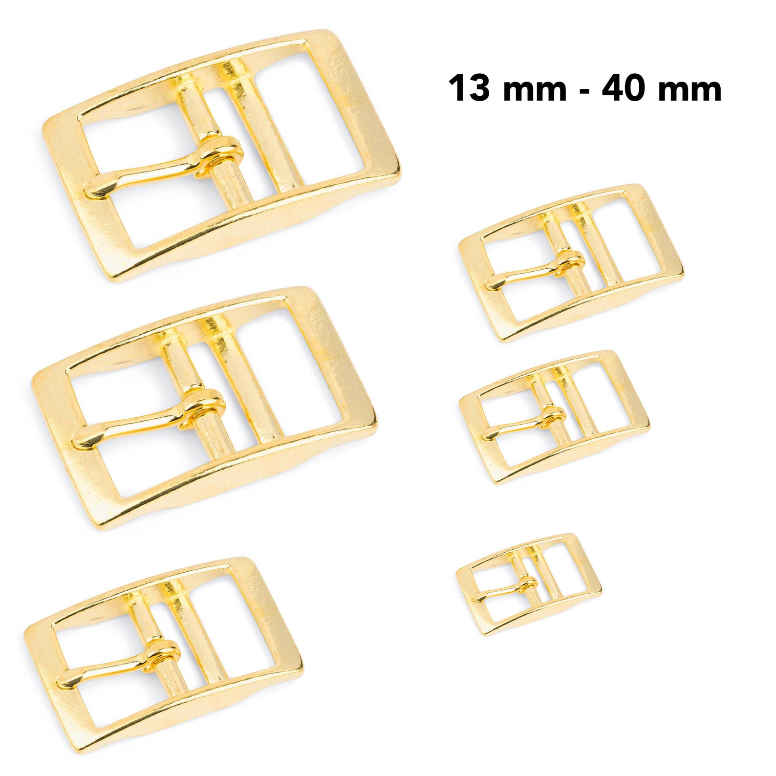 Solid Brass Buckle ALL SIZES - Center Bar Belt Buckle -gold Belt Buckle ...