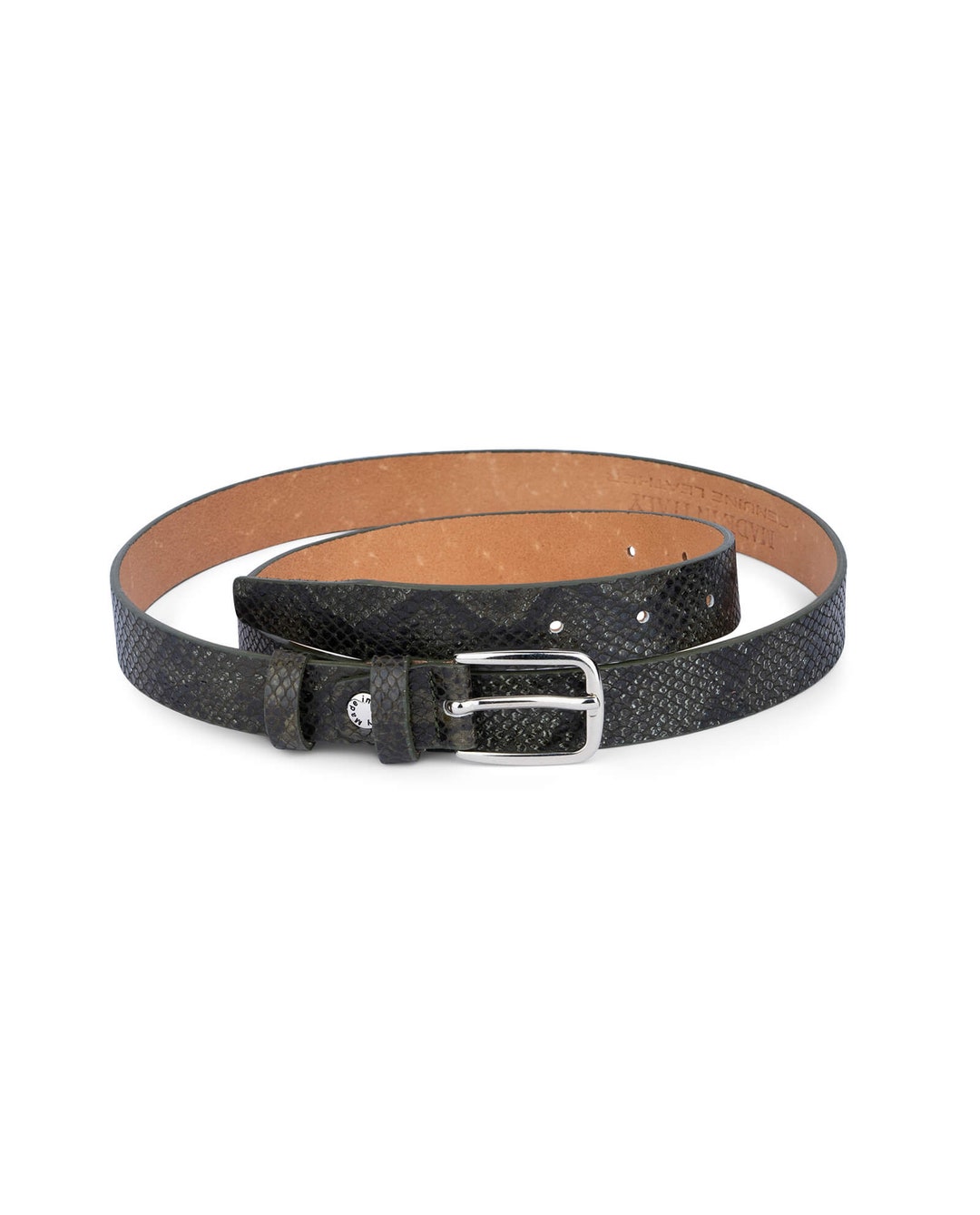 Snake Print Belt - Snakeskin Belt Mens - Snakeskin Belt Womens - Womens ...