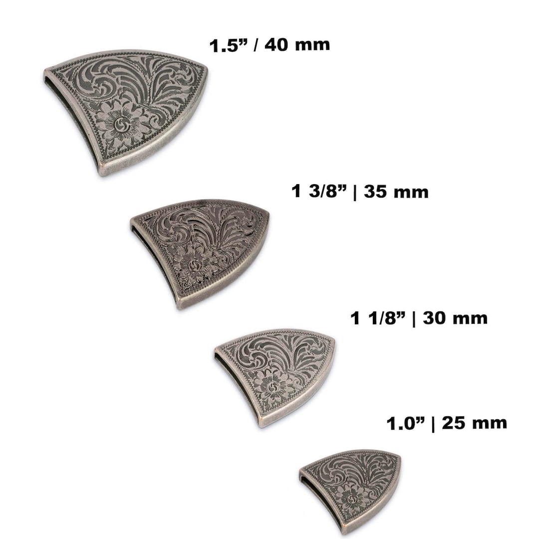 Metal Belt End Tips - Western Belt Tips - Belt Tips Hardware - Belt ...