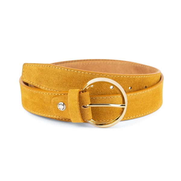 Camel Leather Belt - Etsy