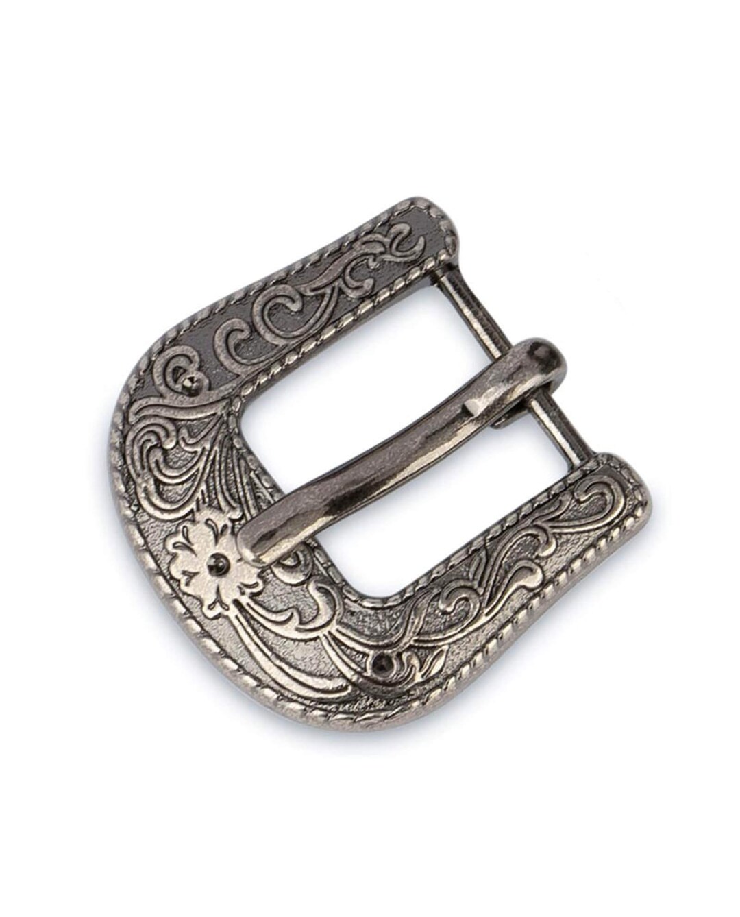 Womens Western Belt Buckle - Silver Western Belt Buckle - Small Belt ...