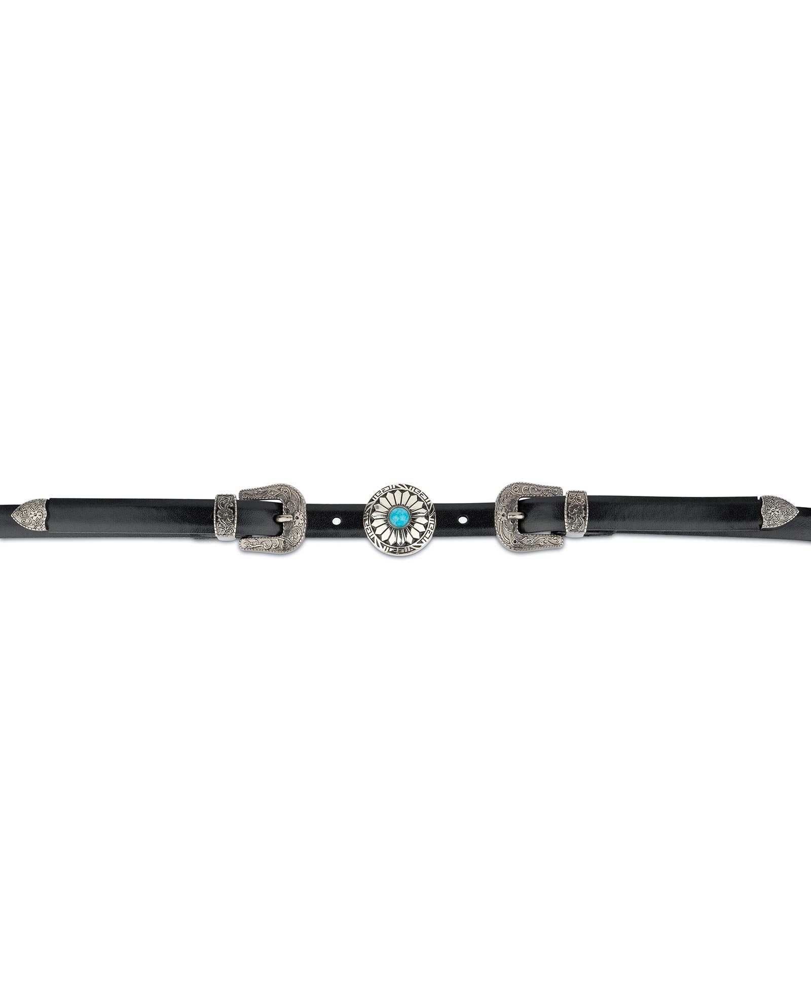 Girls Western Belt - Western Belt Double Buckle - Girls Leather Belt ...