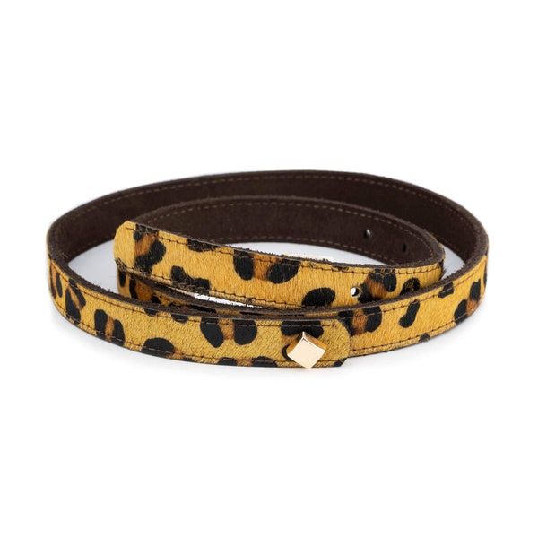 Leopard Print Belt - Etsy