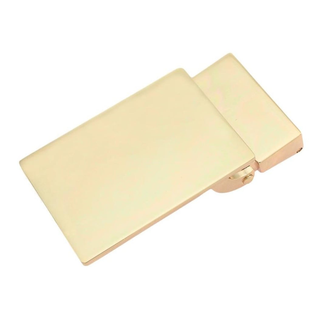 Engravable Belt Buckle Blanks - Gold Buckle Blank 3.0 Cm Clip - Mens ...