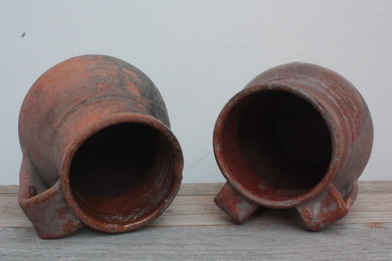Ancient Terracotta Vases Made in Puglia Italian Cotto Italian Ceramics ...