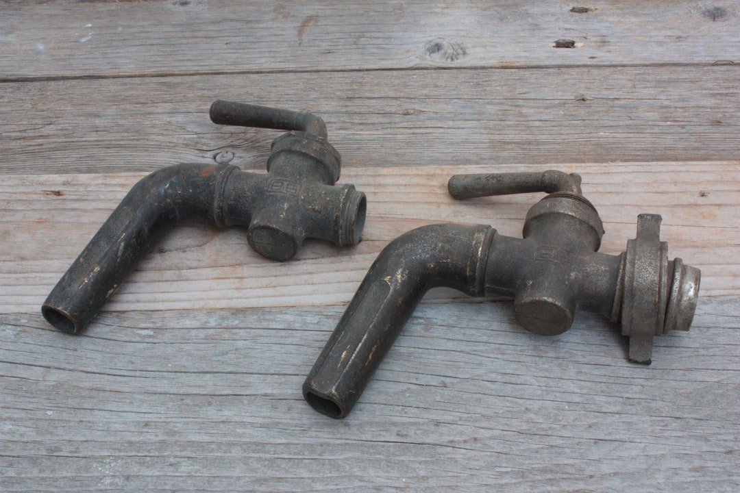 Pair of Antique Italian Brass Taps Vintage Fountain Tap Wine Barrel Tap ...
