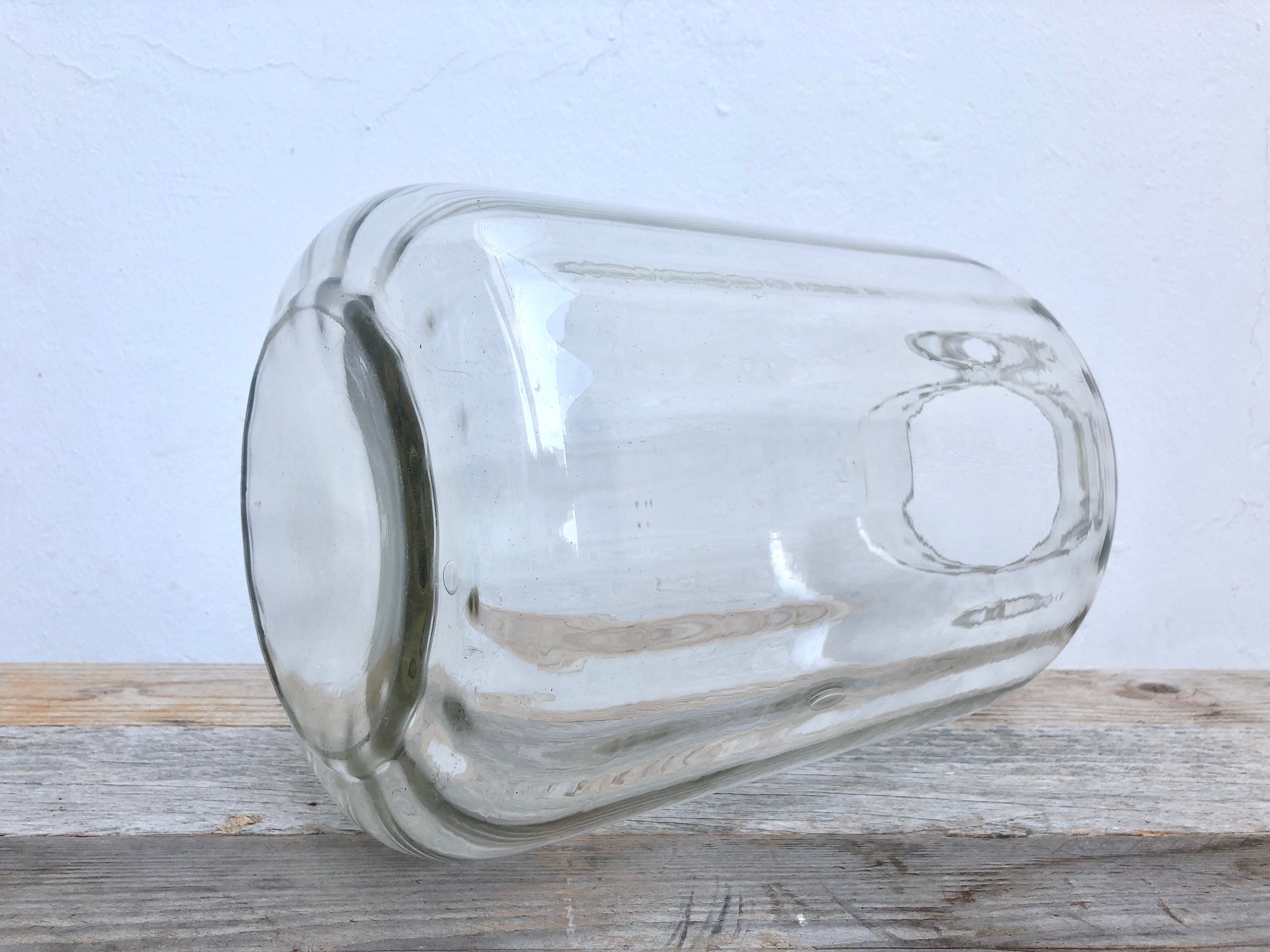 SPECIAL - Antique Blown Glass Container Spice Container for Biscuits ...