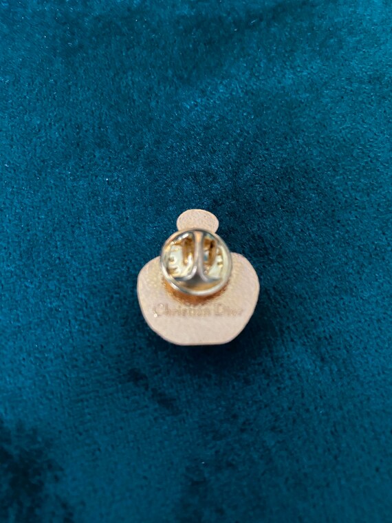 Vintage Christian Dior Poison Bottle Pin Brooch Perfu… - Gem