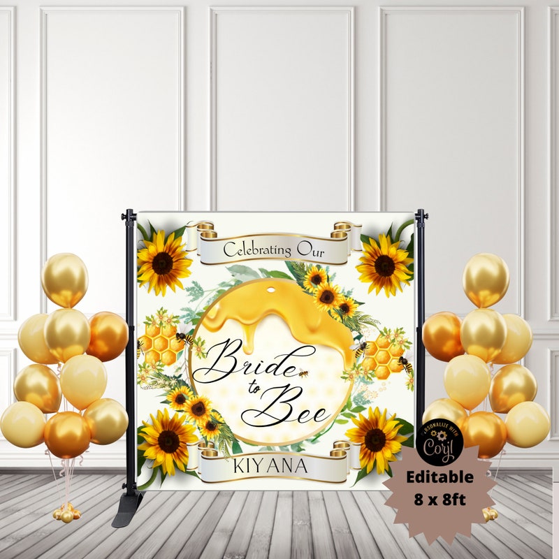 Bride to Be Backdrop - Etsy