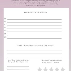 Monthly Goal Tracker | Journals for Women | Monthly Goal Printable ...