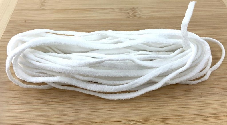 3mm Elastic White Elastic Band White 3mm 20 Yard per Pack - Etsy