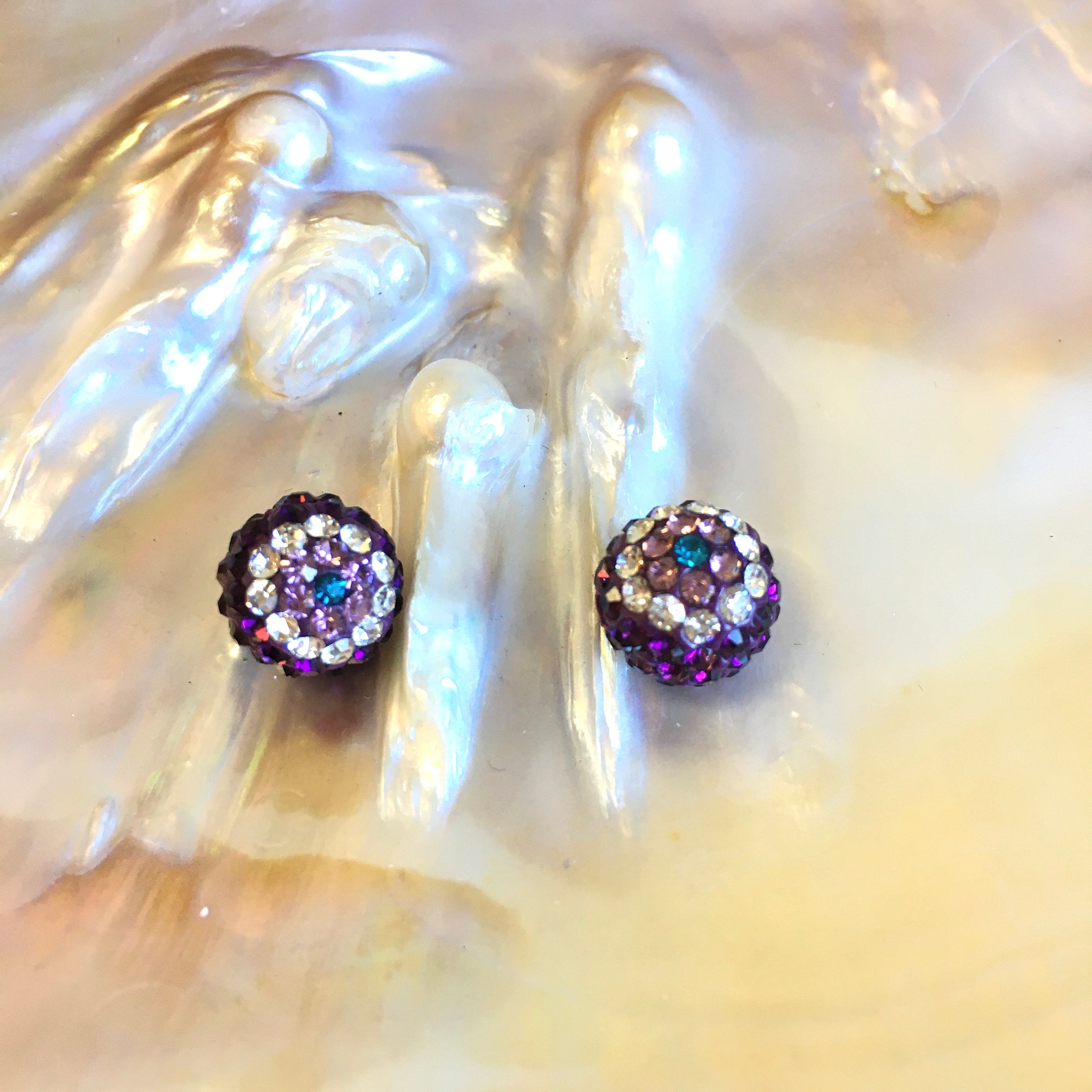 Disco Ball Beads 10mm Disco Beads Rhinestone beads for DIY | Etsy