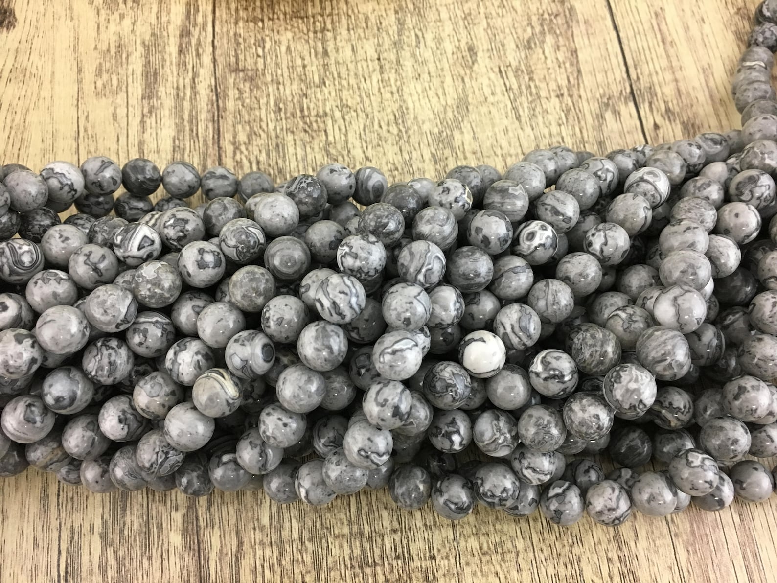 Map Stone, Natural Stone, Jasper Stone Gem Stone, Map Jasper Stone, 4mm ...