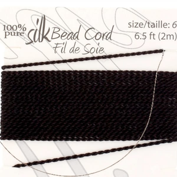 Black Silk Thread - Etsy