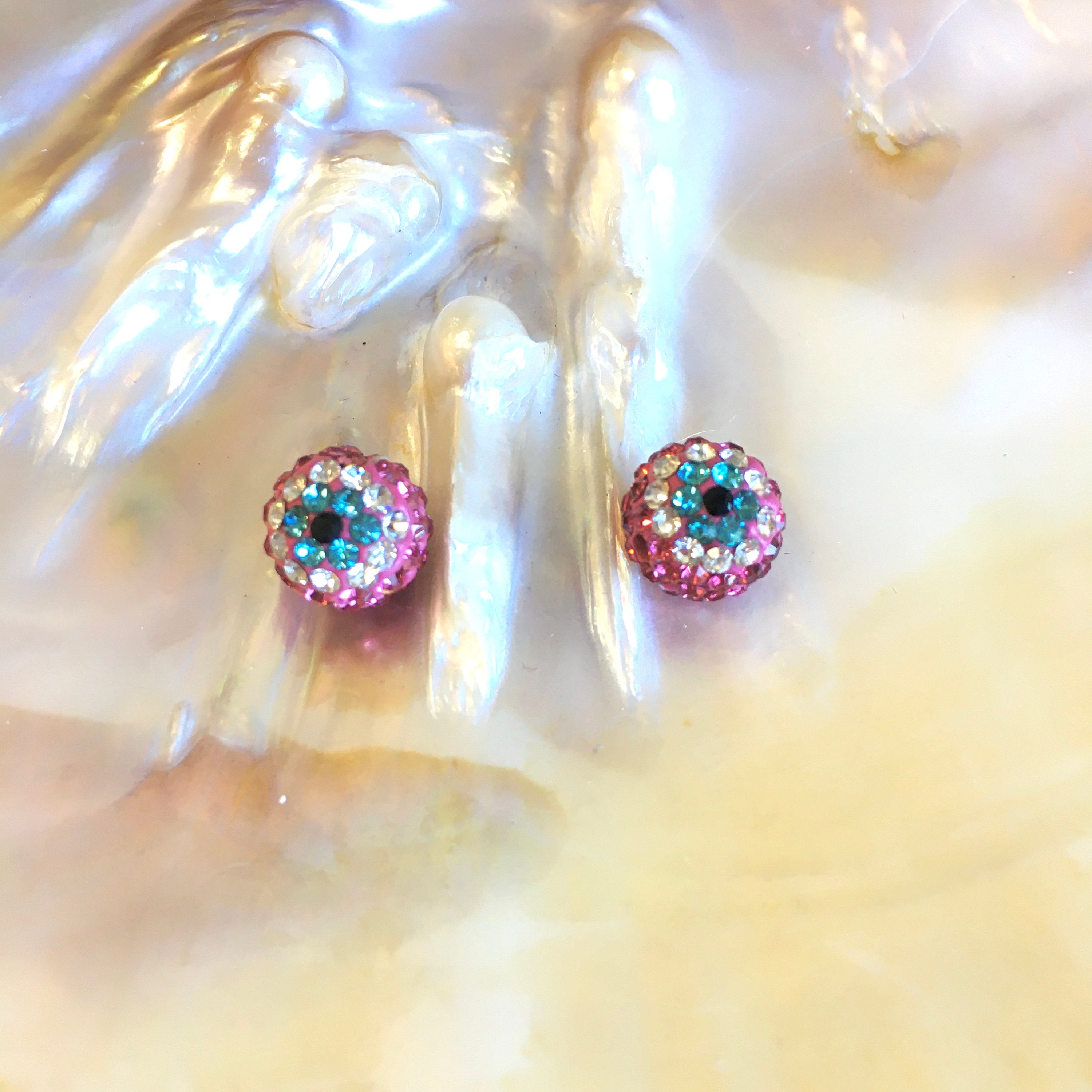 Disco Ball Beads 10mm Disco Beads Rhinestone beads for DIY | Etsy