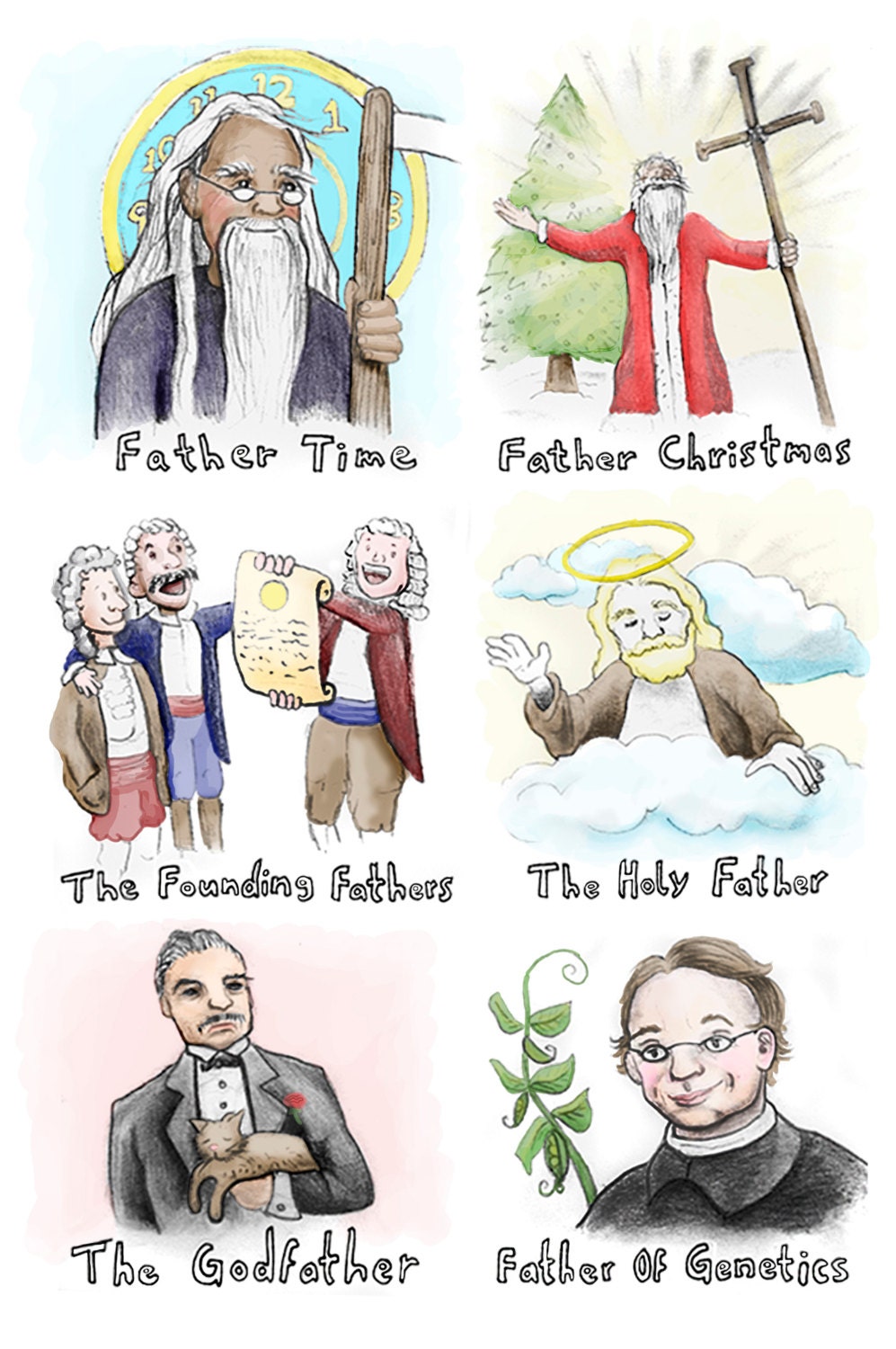 Mendel Genetics Comic